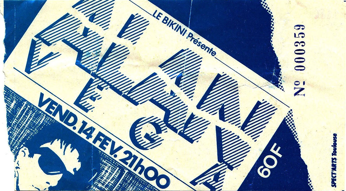 V2x Tronic, Alan Vega (14/02/86) - Mausolée des contre-cultures ...